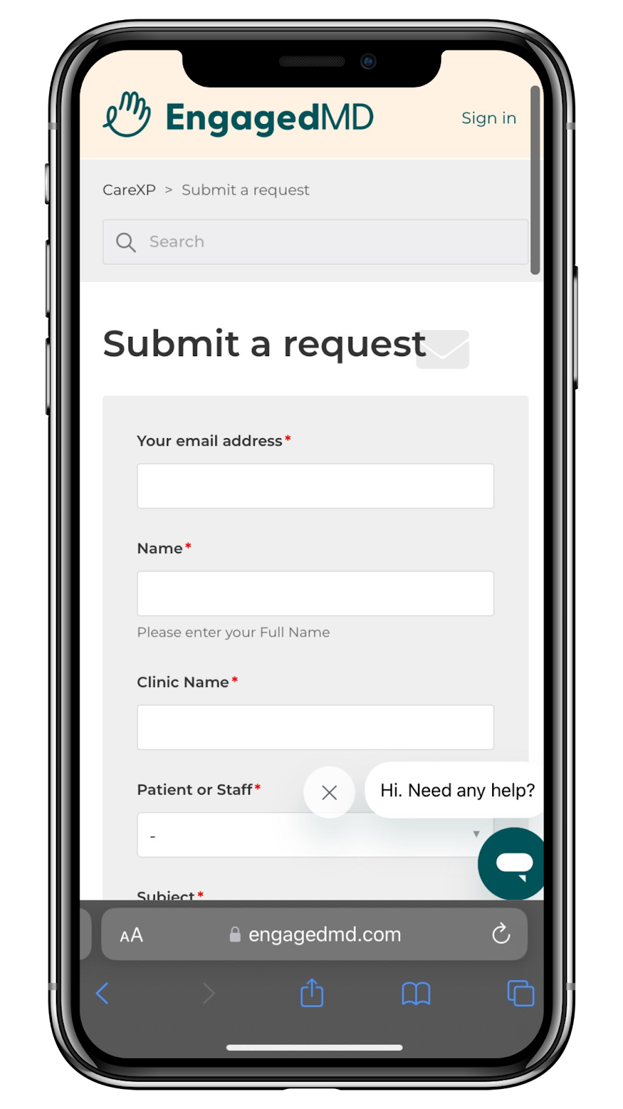 How do I navigate the EngagedMD patient portal? – CareXP